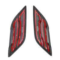 China Carbon Fiber Fender Bezel Splitter Car Side Air Vent Outlet Cover 4x4 Accessories Exterior for Ford F150 Pickup F-150 Raptor for sale