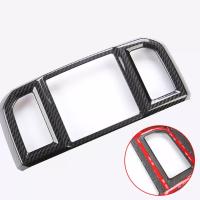 China Carbon Fiber Middle Armrest Box Rear Air Vent Frame Trim Cover for Ford F150 Pickup F-150 Raptor 4x4 Car Accessories Suppliers for sale