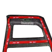 China Carbon Fiber Middle Armrest Box Rear Air Vent Frame Trim Cover for Ford F150 Pickup F-150 Raptor 4x4 Car Accessories Suppliers for sale