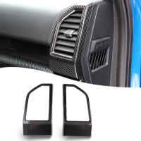 China Carbon Fiber Centre Dashboard Side Air Vent Outlet Trim for Ford F150 Pickup F-150 Raptor 4x4 Car Accessories Interior Suppliers for sale