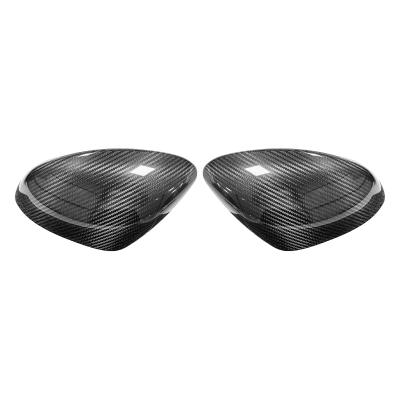 China For Alfa Romeo Stelvio 2017-2019 Year Real Carbon Fiber 100% Dry Carbon Glossy Black Car Rear-view Mirror Cover for sale