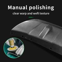 China For Alfa Romeo Stelvio 2017-2019 Year Real Carbon Fiber 100% Dry Carbon Glossy Black Car Rear Bumper Diffuser Lip Spoiler for sale