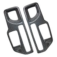 China For 2019-2023 Toyota Supra A90 A91 Auto Interior Parts Glossy Carbon Fiber Car Center Console Gear Shift Panel Cover Trim Kit for sale