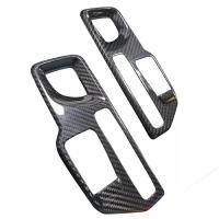 China SUPRA MK5 Carbon Fiber Gear Shift Panel Dashboard Sticker for Toyota GR SUPRA A90 A91 Automatic Gear Carbon Interior Accessories for sale