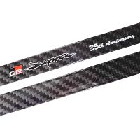 China GR SUPRA Carbon Fiber Interior Dashboard Panel Spin Button Trim for Toyota A90 A91 MK5 Coupe 35 Anniversary Car Accessories for sale