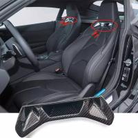 China A91 Carbon Fiber Car Front Seat Back Headrest Metal Trim Sticker for Toyota MK5 GR SUPRA A90 Interior Accessories OEM Customize for sale