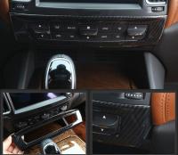 China Maserati Accessories Carbon Fiber Dashboard Screen Middle Mold Button Frame Air Vent for Maserati Levante Automotive Accessories for sale