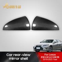 China For Lexus IS ES LS LC UX 2019-2023 Year Dry Carbon Fiber Car Rearview Mirror Cover Car Exterior Parts for sale