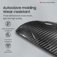 China For Lexus IS ES LS LC UX 2019-2023 Year Dry Carbon Fiber Car Rearview Mirror Cover Car Exterior Parts for sale