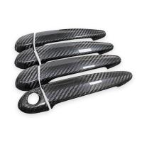 China For Bmw 3 Series 2006-2019 Year Car Exterior Handle Cover Real Carbon Fiber Outsider Car Accessories Sticker Glossy Black for sale