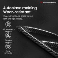 China Dry Carbon Fiber Car Tail Throat Trim Frame for Lexus RC 2015-2019 Year for sale