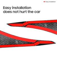 China Dry Carbon Fiber Car Headlight Decoration Strip for Lexus RC 2015-2019 Year for sale