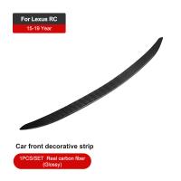China Dry Carbon Fiber Car Front Decorative Strip for Lexus RC 2015-2019 Year Car Accessories for sale
