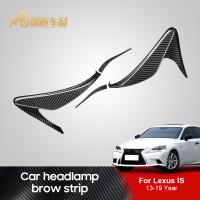 China Dry Carbon Fiber Car Headlamp Brow Strip for Lexus IS 2013-2019 Year IS200t IS250 IS300 IS350 2013-2016 Year for sale