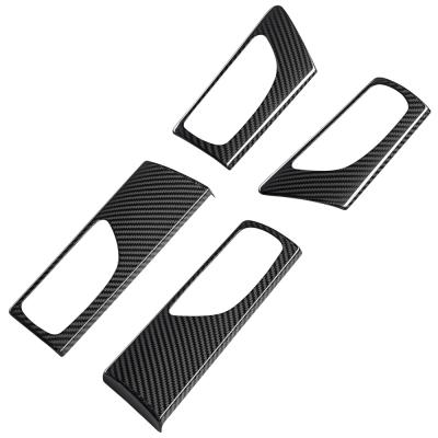 China Dry Carbon Fiber Car Inner Handle Frame Cover for Lexus IS 13-19 Year for sale