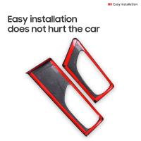China Dry Carbon Fiber Car Inner Handle Frame Cover for Lexus IS 13-19 Year for sale
