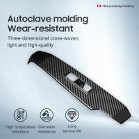 China Dry Carbon Fiber Car Glass Control Panel Cover for Lexus IS 2013-2018 Year for sale