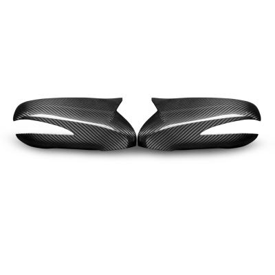 China Car Rearview Mirror Cover for Lexus IS/ES/RC/LS/GS/CT 2007-2012 Year Glossy Black Real Carbon Fiber Car Outdoor Accessories for sale