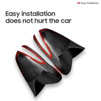 China Car Rearview Mirror Cover for Lexus IS/ES/RC/LS/GS/CT 2007-2012 Year Glossy Black Real Carbon Fiber Car Outdoor Accessories for sale