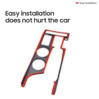 China For Lexus RC 2015-2019 Year Real Carbon Fiber Car Center Control Shift Panel Cover Car Accesorios Interior Sticker for sale
