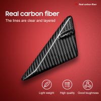 China Car Front Door Triangulation Trim Frame 2 PCS for Lexus RC 2015-2019 Year Carbon Fiber Glossy Black Car Accesorios for sale