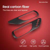China Car Internal Door Handle Decoration Frame for Lexus RC 2015-2019 Year Carbon Fiber Glossy Black Car Accesorios Interior for sale