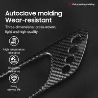China Car Internal Door Handle Decoration Frame for Lexus RC 2015-2019 Year Carbon Fiber Glossy Black Car Accesorios Interior for sale