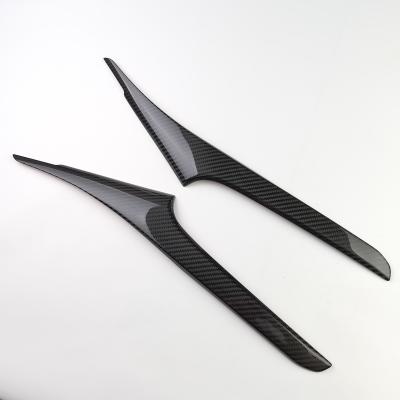 China Lexus IS Carbon Fiber Accessories Inner Door Handle Armrest Panel Cover Trim for Lexus IS250 IS300 IS350 Automotive Parts for sale