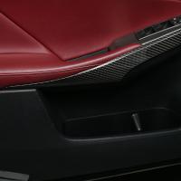 China Lexus IS Carbon Fiber Accessories Inner Door Handle Armrest Panel Cover Trim for Lexus IS250 IS300 IS350 Automotive Parts for sale