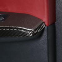 China Lexus IS Carbon Fiber Accessories Inner Door Handle Armrest Panel Cover Trim for Lexus IS250 IS300 IS350 Automotive Parts for sale