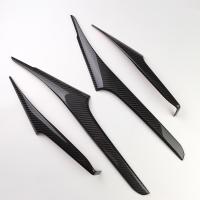 China Lexus IS Carbon Fiber Accessories Inner Door Handle Armrest Panel Cover Trim for Lexus IS250 IS300 IS350 Automotive Parts for sale