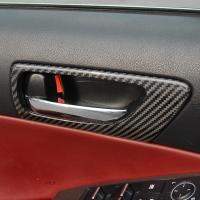 China Lexus IS F Carbon Accessories Inner Door Handle Button Frame Cover for Lexus IS250 IS F Sport IS300 IS350 Auto Parts Interior for sale