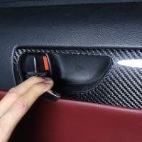 China Lexus IS F Carbon Accessories Inner Door Handle Button Frame Cover for Lexus IS250 IS F Sport IS300 IS350 Auto Parts Interior for sale