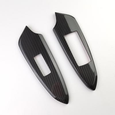 China Lexus Carbon Accessories Carbon Fiber Window Switch Lift Lock Panel Trim for Lexus RC F RC200t RC300 RC350 Interior Wholesale for sale
