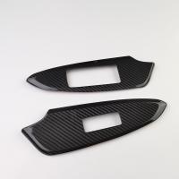China Lexus Carbon Accessories Carbon Fiber Window Switch Lift Lock Panel Trim for Lexus RC F RC200t RC300 RC350 Interior Wholesale for sale