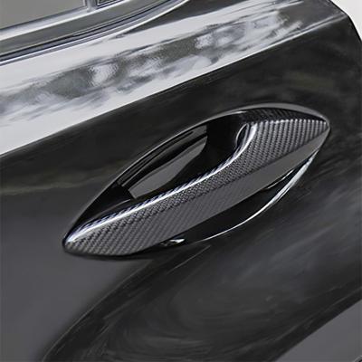 China Carbon Fiber Door Handle Cover Trims for Lexus RX NX NX200t NX300 RX300 RX350 Car ExteriorAccessories Automotive Parts for sale