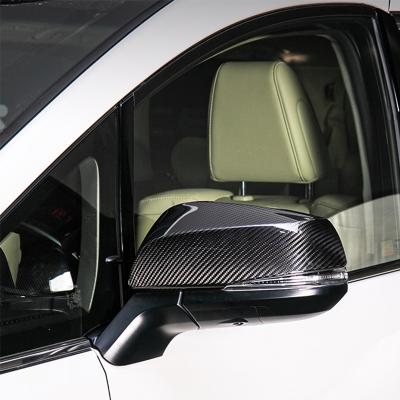 China Lexus LM Carbon Fiber Rearview Mirror Cover for LM300 Toyota Corolla Cross Alphard Crown Vellfire SIENNA Granvia Highlander RAV4 for sale