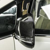 China Lexus LM Carbon Fiber Rearview Mirror Cover for LM300 Toyota Corolla Cross Alphard Crown Vellfire SIENNA Granvia Highlander RAV4 for sale