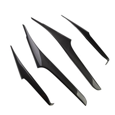 China Carbon Fiber  Door Handle Armrest Panel Cover Trim for Lexus IS250 IS300 IS350 Automotive Interior Accessories for sale