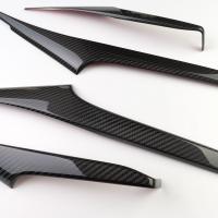 China Carbon Fiber  Door Handle Armrest Panel Cover Trim for Lexus IS250 IS300 IS350 Automotive Interior Accessories for sale