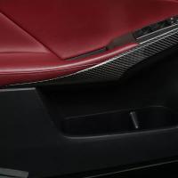 China Carbon Fiber  Door Handle Armrest Panel Cover Trim for Lexus IS250 IS300 IS350 Automotive Interior Accessories for sale