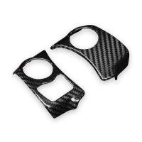 China For Lexus 13-15 Year LS/14-18 Year CT Real Carbon Fiber Car Steering Wheel Decoration Glossy Black 2 PCS Car Accesorios Interior for sale