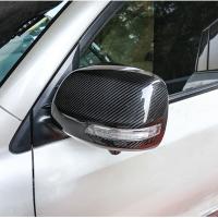 China Carbon Fiber Rearview Mirror Cap for Toyota PRADO VX TX SX Land Cruise 200 LC200 Offroad 4x4 Accessories Upgrade Mirror Cover for sale
