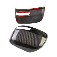 China Carbon Fiber Rearview Mirror Cap for Toyota PRADO VX TX SX Land Cruise 200 LC200 Offroad 4x4 Accessories Upgrade Mirror Cover for sale