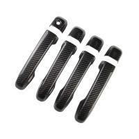 China Carbon Fiber Door Handle Cover for TOYOTA PRADO GX VX Land Cruise 200 LC200 4x4 Accessories Offroad Car Exterior Products for sale