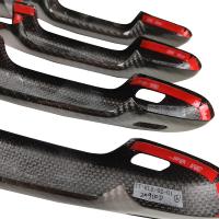China Carbon Fiber Door Handle Cover for TOYOTA PRADO GX VX Land Cruise 200 LC200 4x4 Accessories Offroad Car Exterior Products for sale