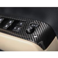 China Carbon Fiber Door Glass Button Control Switch Panel for Toyota Alphard Crown Vellfire 30 MPV Accessories Interior Factory Outlet for sale