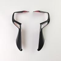China Carbon Fiber Car Steering Wheel Cover Key Sticker Trim for Toyota Alphard Crown Vellfire 30 MPV 4x4 Car Accessories Wholesale for sale
