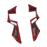 China Carbon Fiber Car Steering Wheel Cover Key Sticker Trim for Toyota Alphard Crown Vellfire 30 MPV 4x4 Car Accessories Wholesale for sale