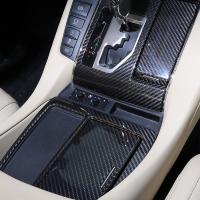 China Carbon Fiber Dashboard Panel Gear Shift Frame Cup Storage Board for Toyota Alphard Crown Vellfire 30 MPV Interior Accessories for sale